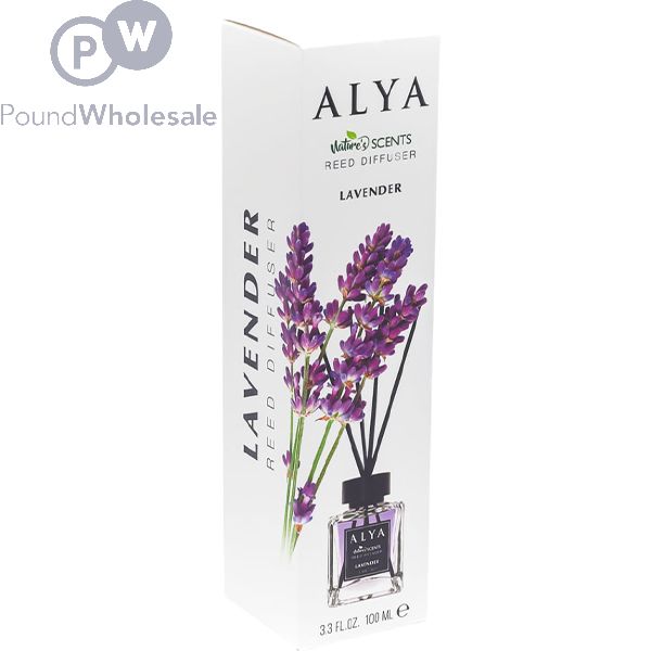 Wholesale Alya Lavender Reed Diffuser 100ml | Pound Wholesale
