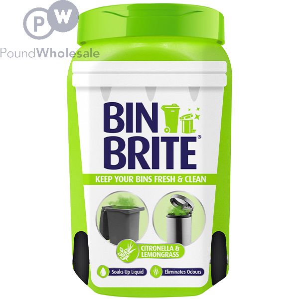 Wholesale Bin Brite Citronella & Lemongrass Bin Odour Neutraliser 500g ...
