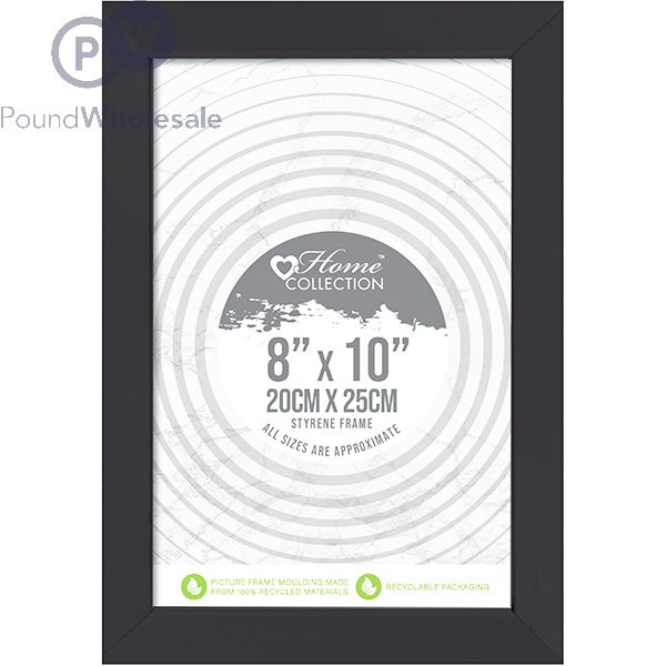 Wholesale Home Collection London Styrene Black Photo Frame 8" X 10 ...