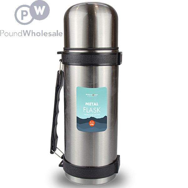 Wholesale Procamp Insulated Metal Flask With Handle 1.1l | Pound Wholesale
