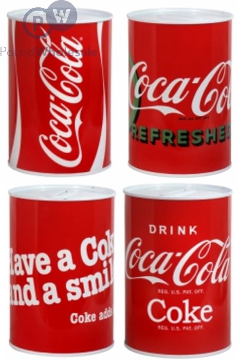 Wholesale Coca-cola Money Tin | Pound Wholesale