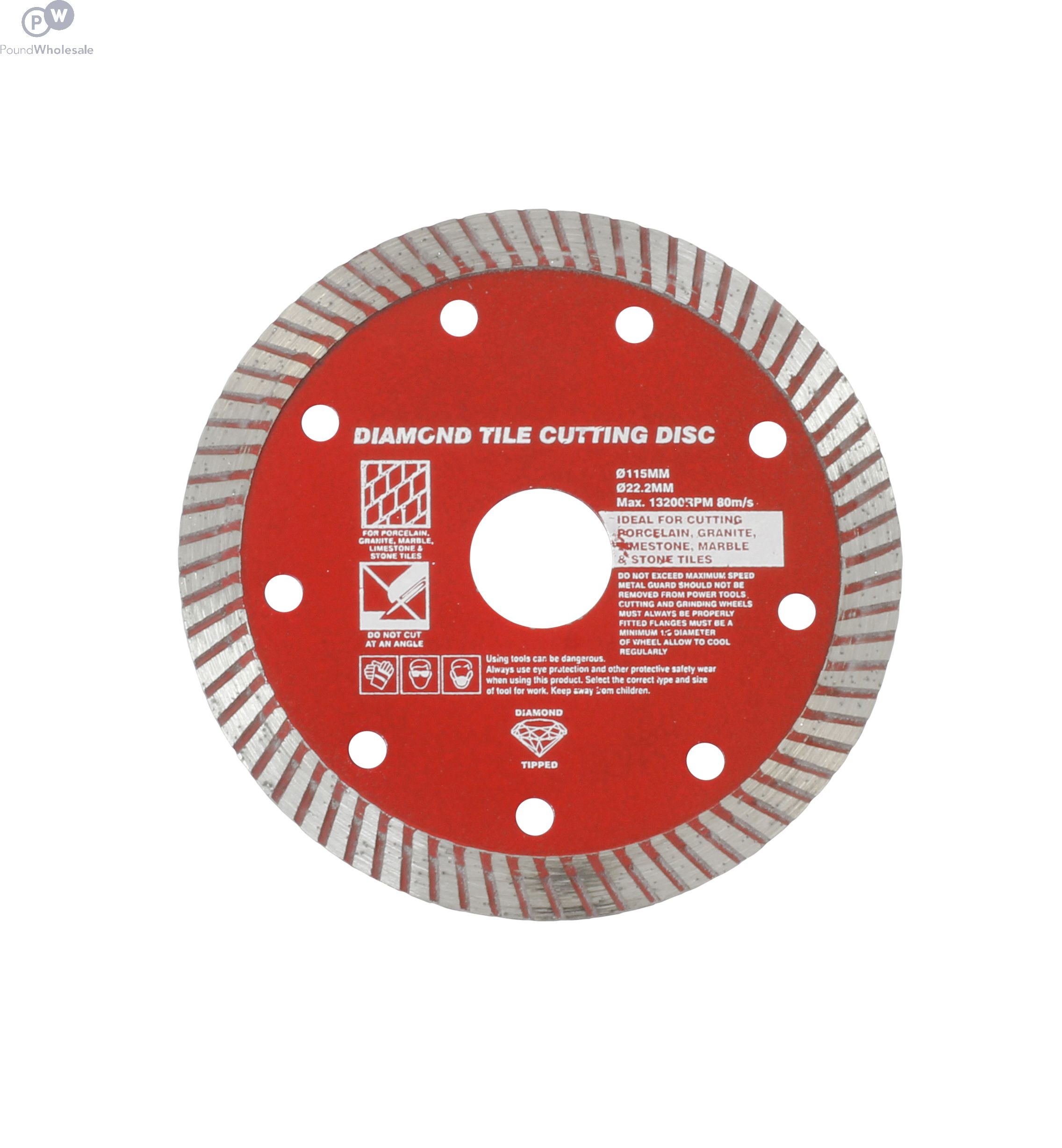 Wholesale Dekton 4.5" Diamond Tile Cutting Disc | Pound Wholesale