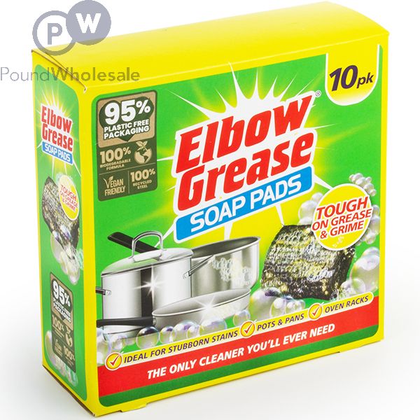 Wholesale Elbow Grease Soap Pads 10 Pack | Pound Wholesale