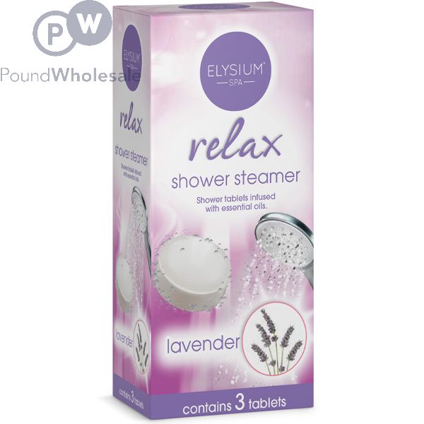 Wholesale Elysium Spa Relax Lavender Shower Steamer Tablets 3 Pack ...