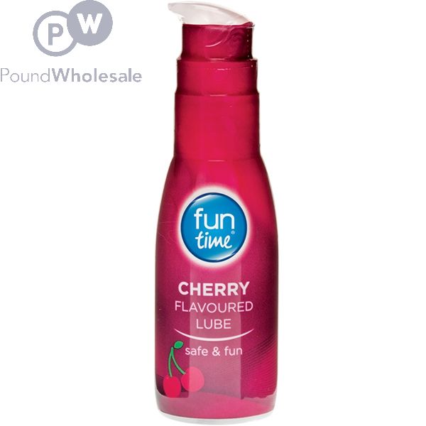 Wholesale Fun Time Cherry Flavoured Lubricant 75ml | Pound Wholesale
