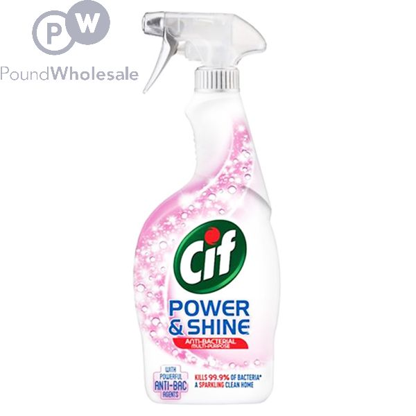 Wholesale Cif Power & Shine Bleach Anti-bacterial Cleaning Spray 700ml ...
