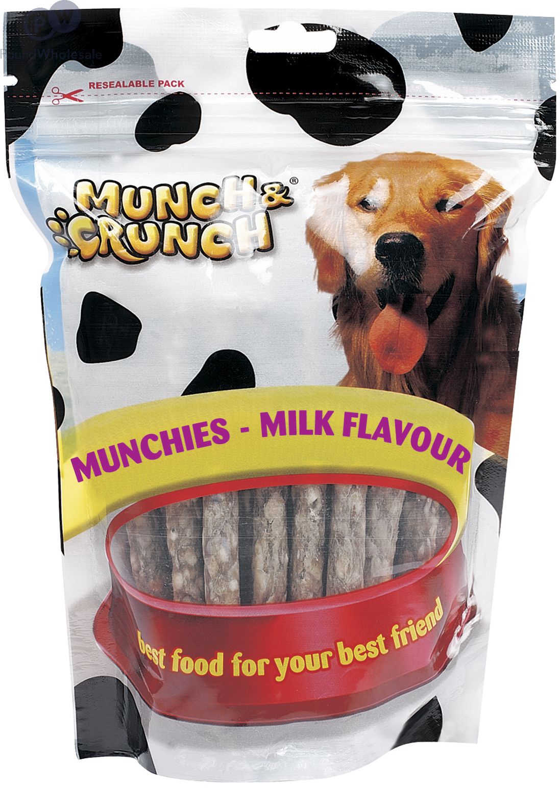 Wholesale Munch & Crunch Munchies Milk Flavour 250g | Pound Wholesale