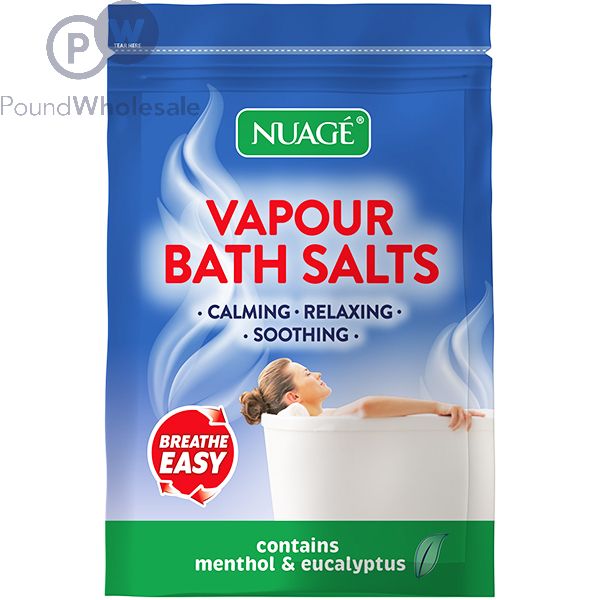 Wholesale Nuage Menthol & Eucalyptus Vapour Bath Salts 450g | Pound ...