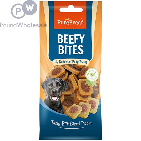 Wholesale Pure Breed Beef Bites Dog Treat | Pound Wholesale