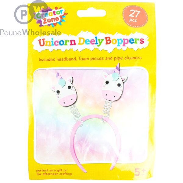 Wholesale Creator Zone Make Your Own Unicorn Deely Boppers 27pc | Pound ...