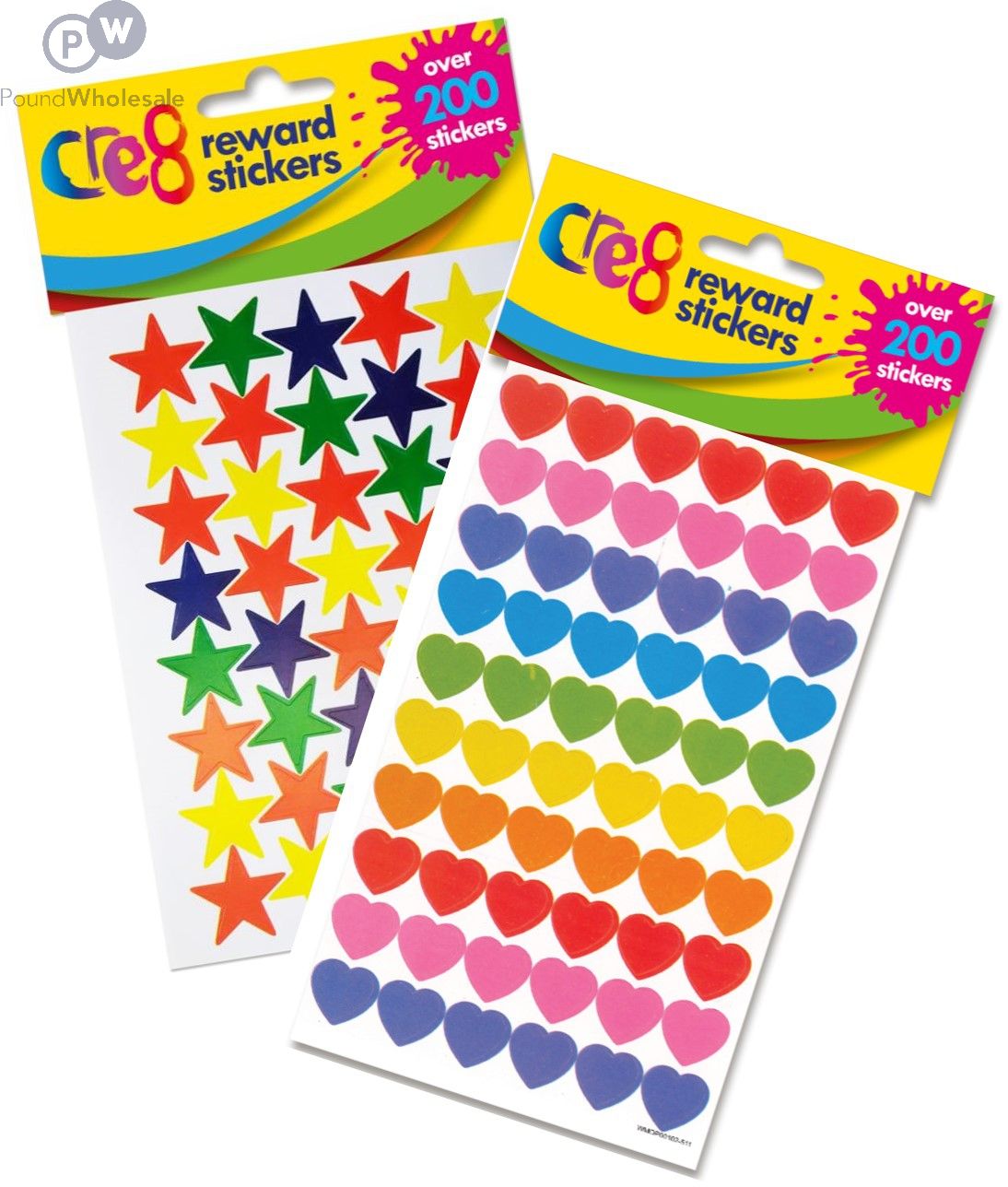 Wholesale Reward Stickers 6 Sheets | Pound Wholesale