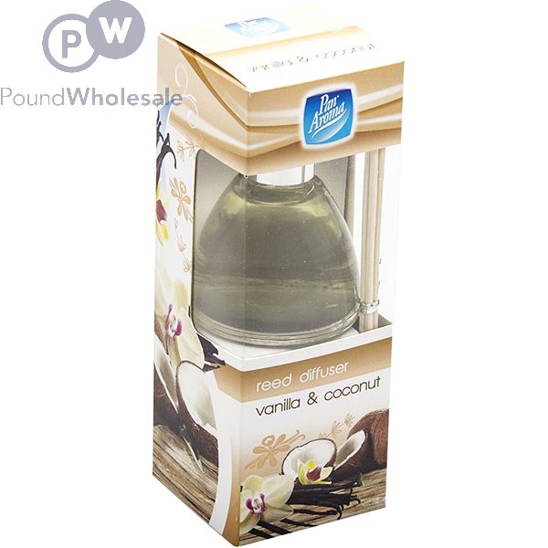 Wholesale Pan Aroma Vanilla & Coconut Dome Reed Diffuser 50ml Cdu | Pound Wholesale