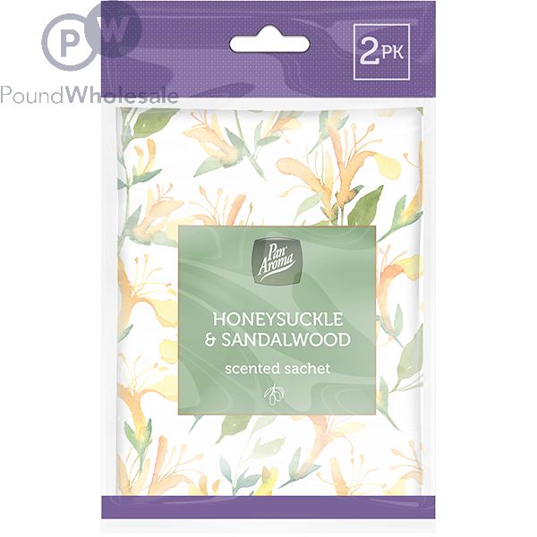 Wholesale Pan Aroma Honeysuckle & Sandalwood Fragrance Sachets 2 Pack ...