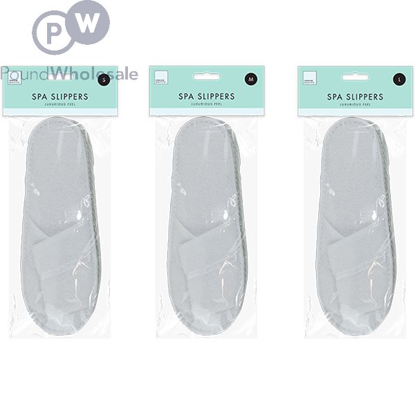 Forever Beautiful Ladies Spa Slippers Assorted Sizes