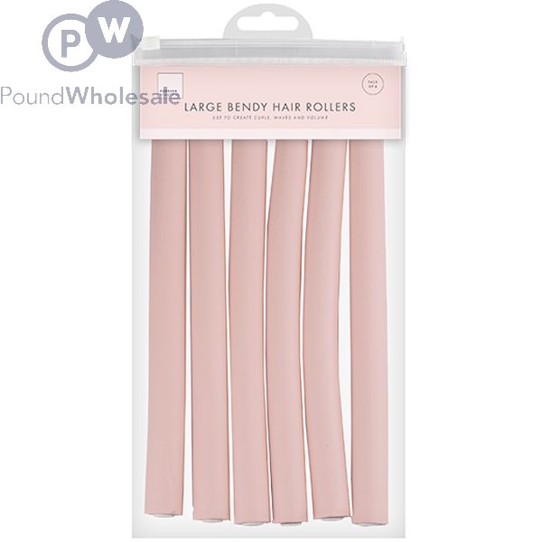 Wholesale Forever Beautiful Large Bendy Hair Rollers 6 Pack | Pound ...