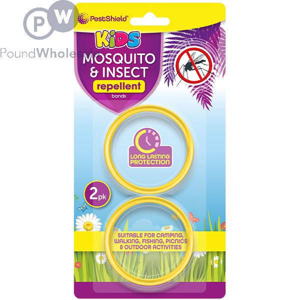 Wholesale Pestshield Kids Mosquito & Insect Repellent Bands 2 Pack ...