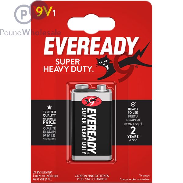 Eveready Battery Logo Eveready AA Super Heavy Duty Carbon Zinc Battery