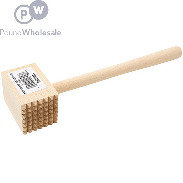 Wholesale Beech Wood Meat Hammer Large | Pound Wholesale