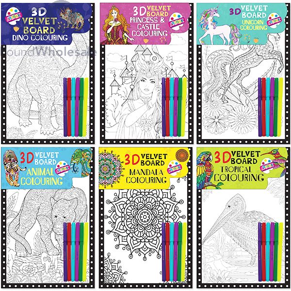 velvet colouring pictures