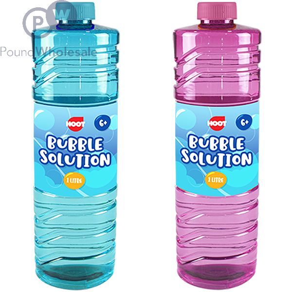 Wholesale Hoot Bubble Solution 1l Assorted Colours | Pound Wholesale