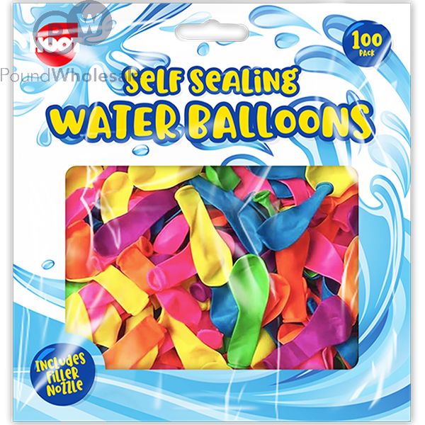 Wholesale Hoot Self-sealing Water Balloons 100 Pack | Pound Wholesale