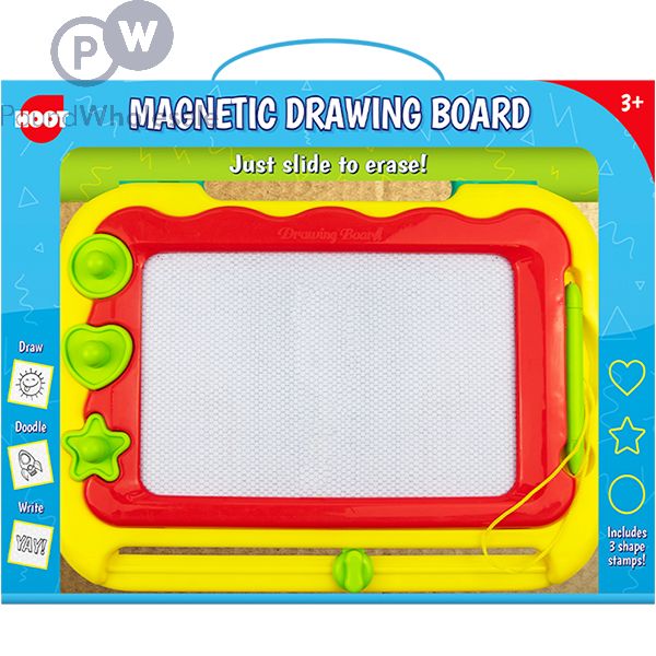 Hoot Magnetic Drawing Board Playset