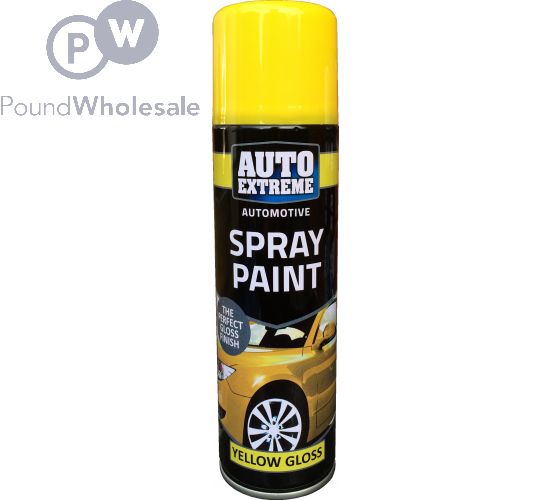 Wholesale Auto Extreme Automotive Yellow Spray Paint 250ml | Pound ...