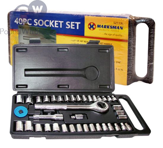Wholesale 40pc Socket Set | Pound Wholesale
