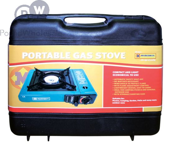 Wholesale Marksman Portable Gas Cooker In Blow Case | Pound Wholesale