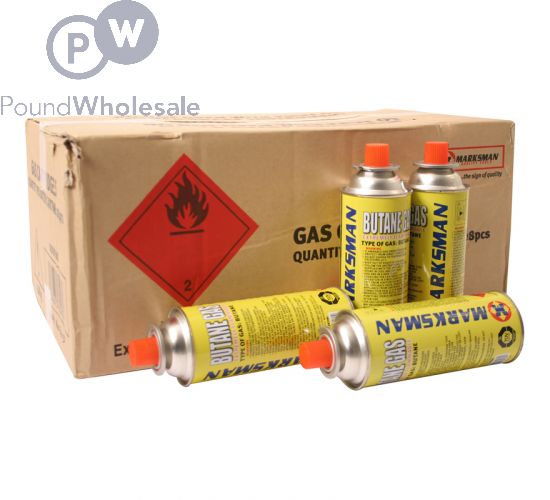 Wholesale Marksman Butane Gas 227g Cartridge Box | Pound Wholesale