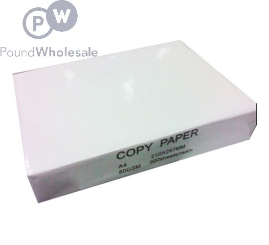 Wholesale Premium Printer Copier A4 Paper 80gsm 500 Sheets Ream | Pound ...