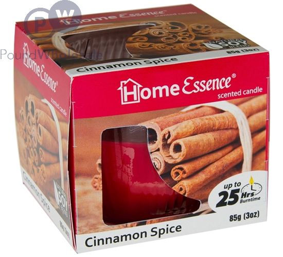 Wholesale Home Essence Cinnamon Spice Candle | Pound Wholesale