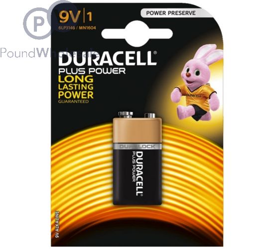 Wholesale Duracell Plus Power 9v Battery 6lp3146/mn1604 | Pound Wholesale