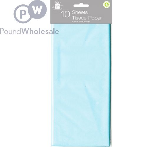 Wholesale Giftmaker Light Blue Tissue Paper 10 Sheets 50cm X 70cm ...