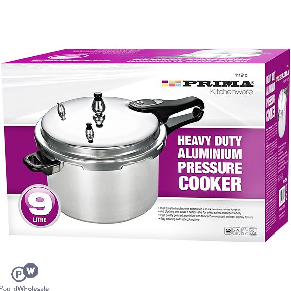 Wholesale Prima Heavy Duty Aluminium Pressure Cooker 7l | Pound Wholesale