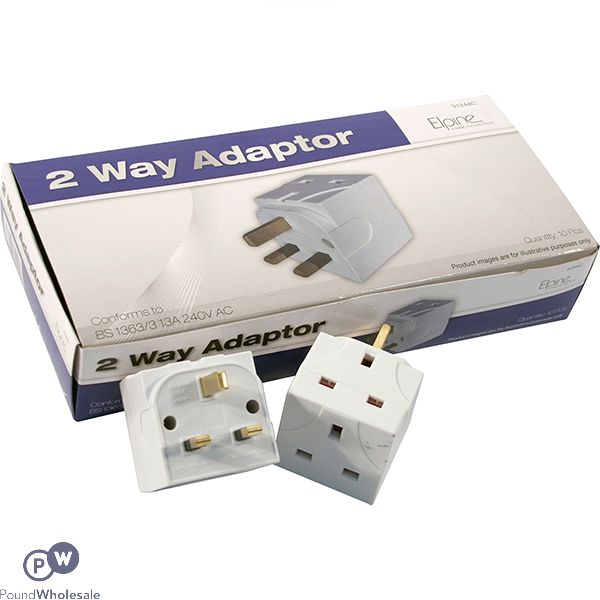 Wholesale Elpine 13a-240v-ac Bs1363 2-way Adaptor | Pound Wholesale