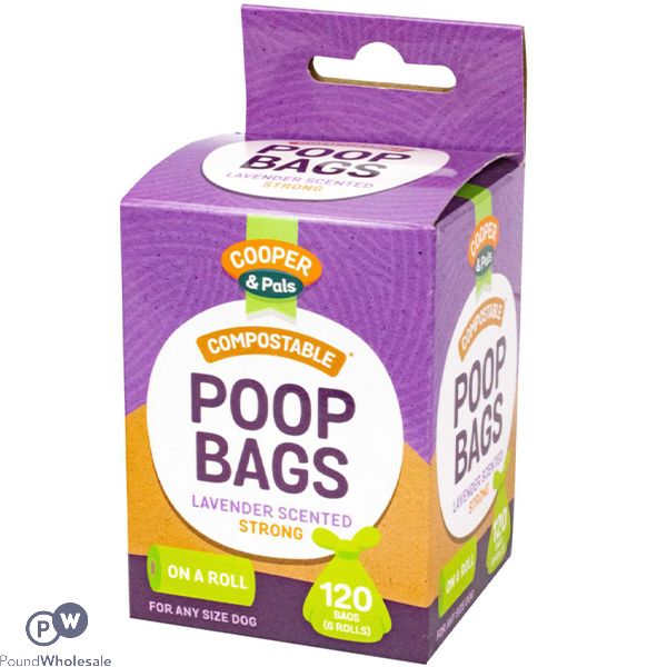 Wholesale Cooper & Pals Compostable Poop Bags 120 Pack | Pound Wholesale