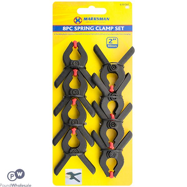 Wholesale Marksman Assorted Spring Clamps Set 3pc | Pound Wholesale