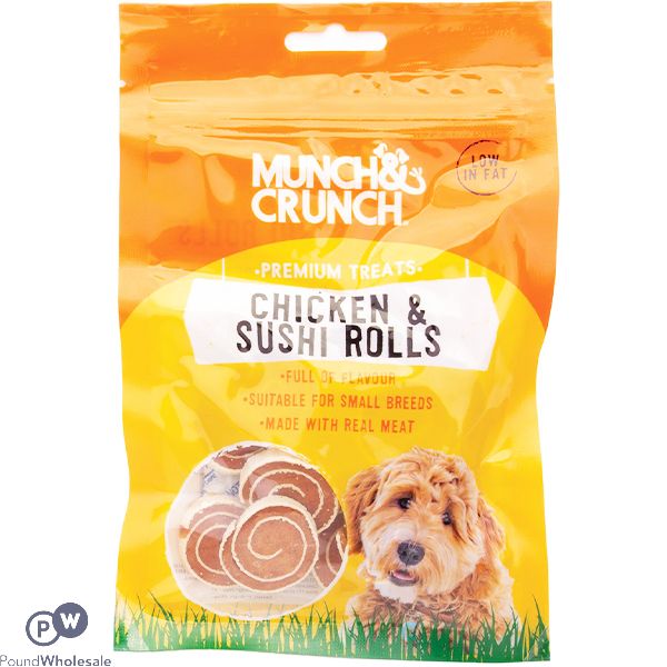 Wholesale Munch & Crunch Chicken & Rice Bones Dog Treats 70g | Pound ...