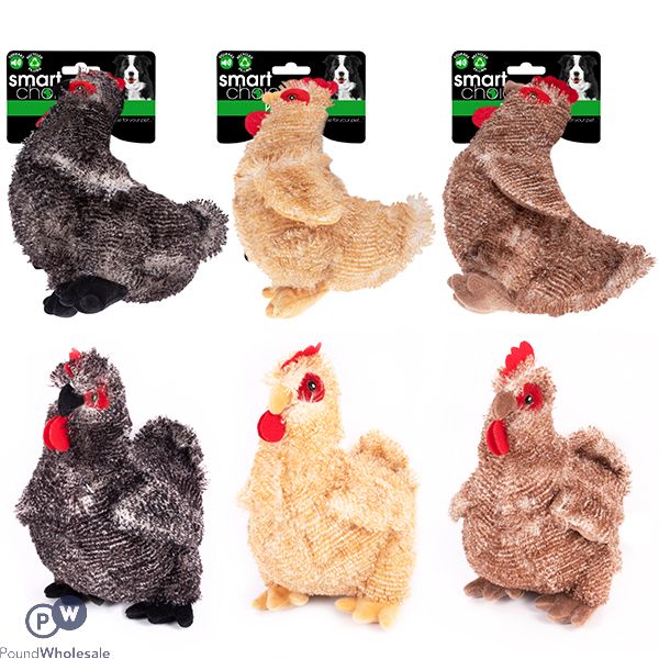 Wholesale Smart Choice Grey Squeaky Animal Plush Dog Toy 35cm Assorted ...