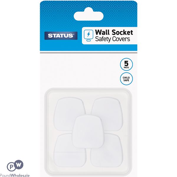 Wholesale First Safety 3 Pin Socket Safety Covers 10 Pack | Pound Wholesale