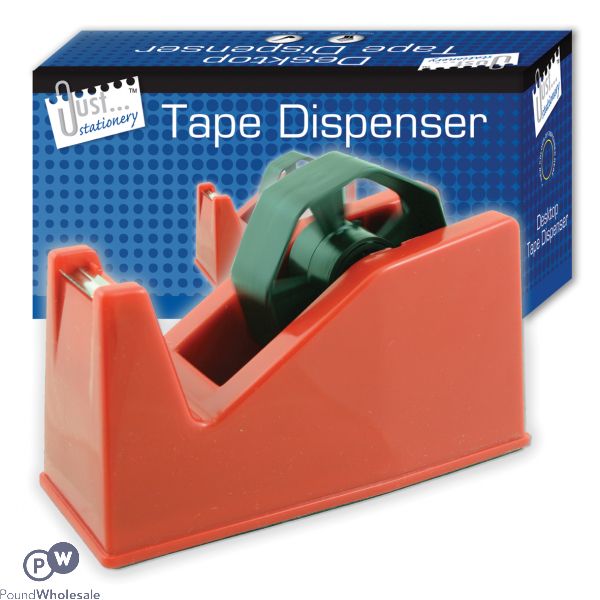 Wholesale Just Stationery Jumbo Tape Dispenser Assorted Colours | Pound ...