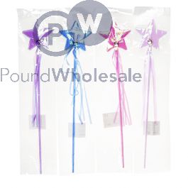Wholesale Mermaid Star Staff 40cm Assorted Colours | Pound Wholesale