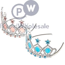 Wholesale Pp Tiara Princess Crown Assorted Colours | Pound Wholesale