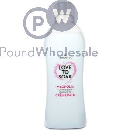 Wholesale Pampered Love To Soak Creme Bubble Bath Magnolia 1l | Pound ...
