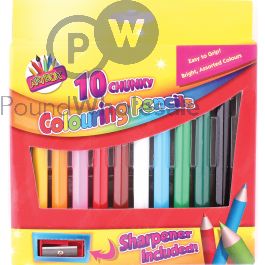 Wholesale Artbox Chunky Colouring Pencils Assorted Colours 10 Pack ...