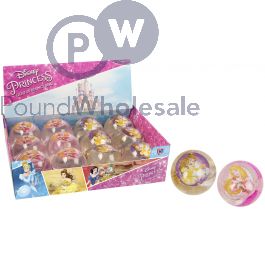 Wholesale Disney Princess Light Up Glitter Bouncy Balls | Pound Wholesale
