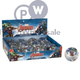 Wholesale Marvel Avengers Light Up Bouncy Ball Cdu | Pound Wholesale