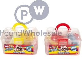 Wholesale Fun Dough Scented Dough Carry Case Assorted Colours | Pound ...