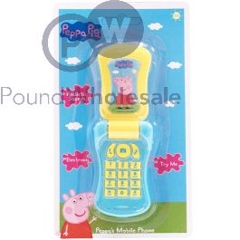 Wholesale Peppa Pig Peppa's Electronic Flip Mobile Phone | Pound Wholesale